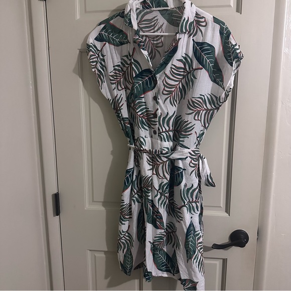 Ellison | Dresses | Tropical Collared Dress | Poshmark